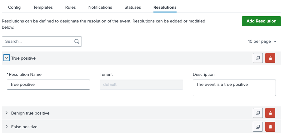 Resolutions | Datapunctum Docs